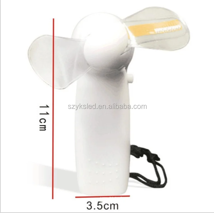 Mini Blower Fan Colorful Custom Printed Light Up Mini Led Fan With ...