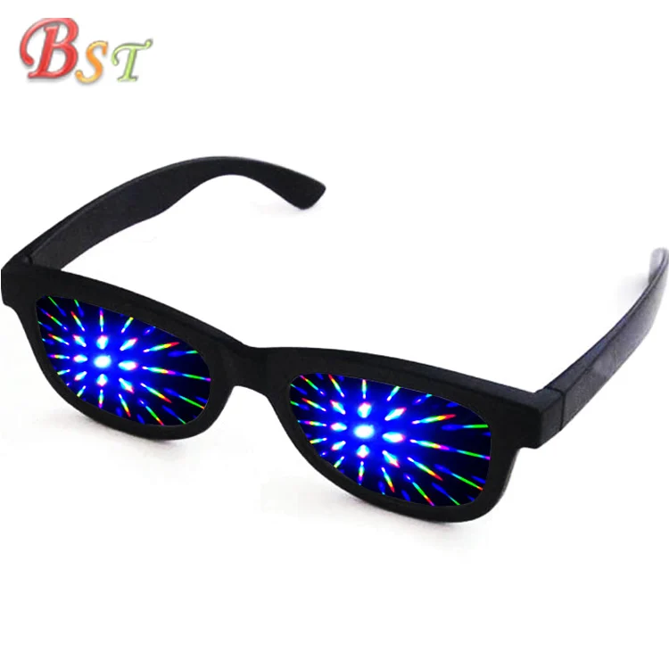 2019 NEW Concert 3D fireworks glasses heart diffraction glasses for ...