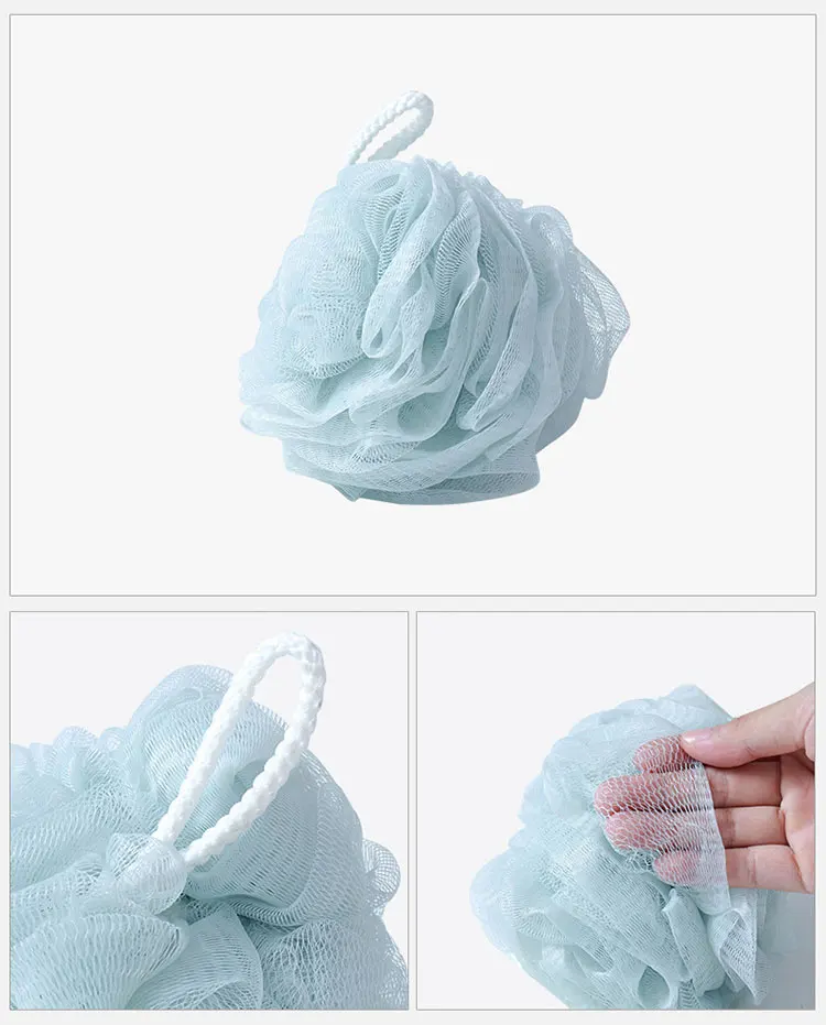 Travel Hotel Shower Essentials Disposable Bath Sponge Mesh Loofah Bath ...
