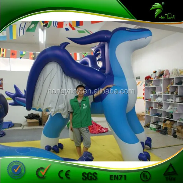 Giant Bule Inflatable Dragon / Hongyi Animal Inflatable Dragon - Buy ...
