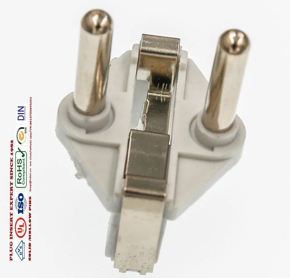 Xi-20 Indonesia Plug Insert 4.0mm 4.8mm Two Pins Screws Black White ...