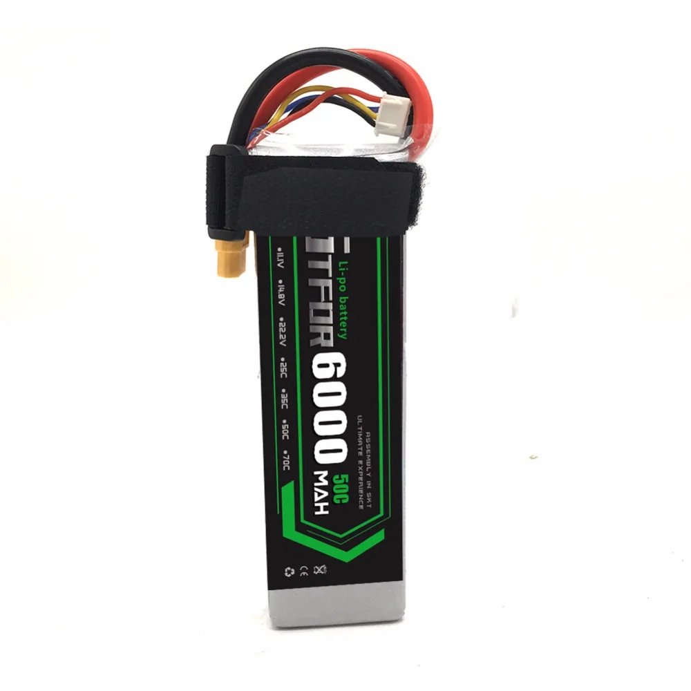 Lipo 6s Battery 22.2v 6000mah 50c Max 100c Align Rc Drone Akku For ...