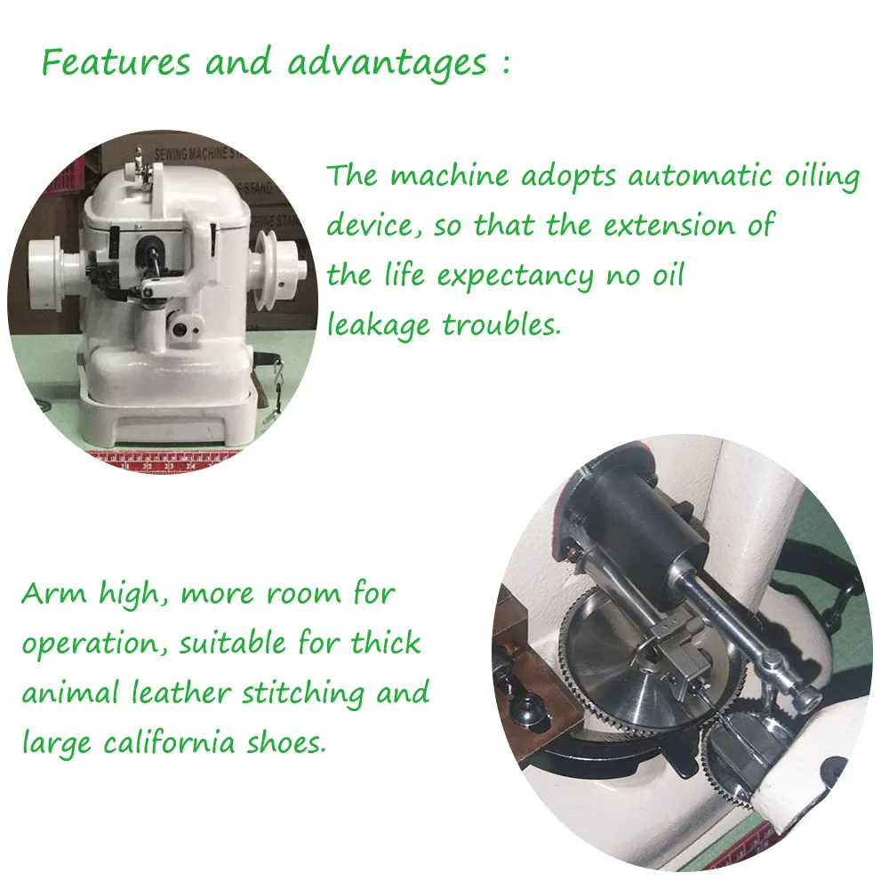 JN-600 Disc Feed Strobel Shoe Sewing Machine - High Efficiency