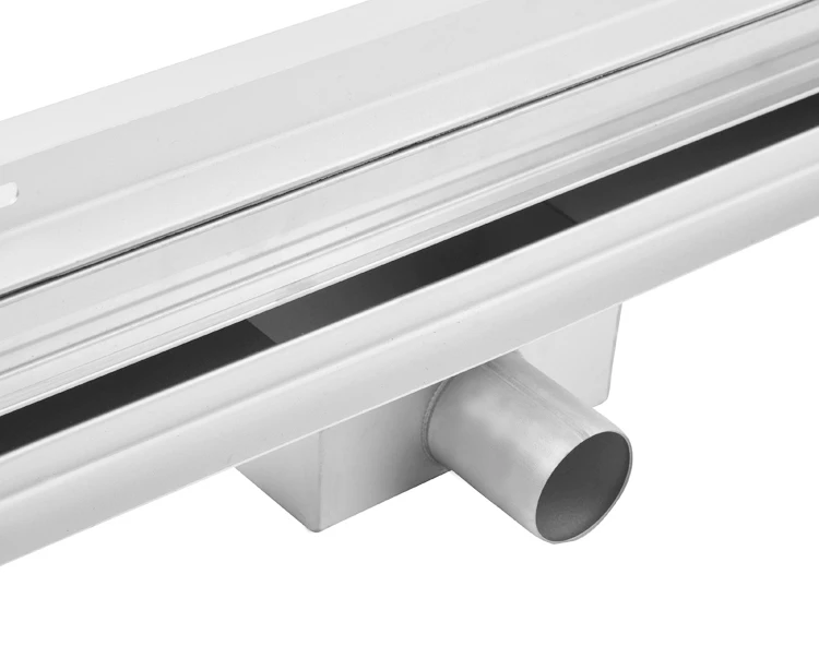 Stainless Steel Channel Invisible Side Outlet Drain