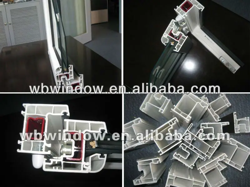 French Style Pvc/upvc Two Panel Outward Opening/casement Windows And ...