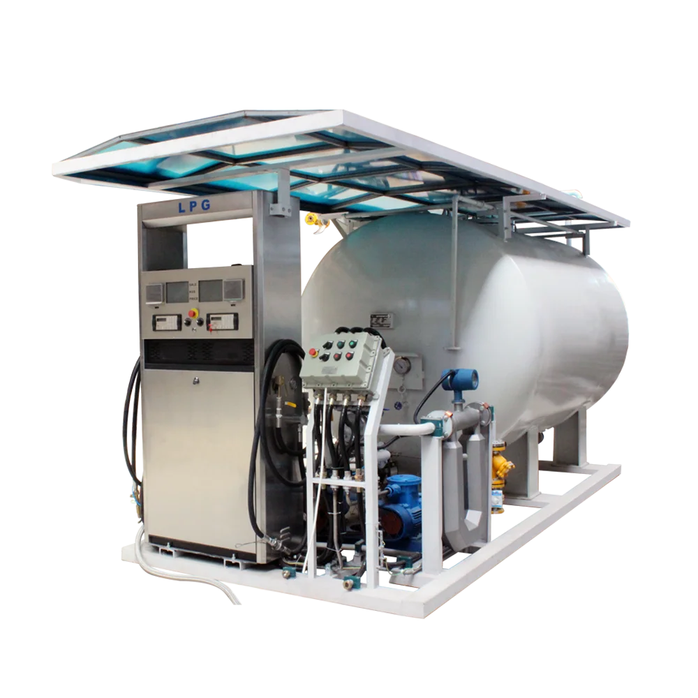Mobile LPG Filling Skid with Storage Tank - Easy to Operate