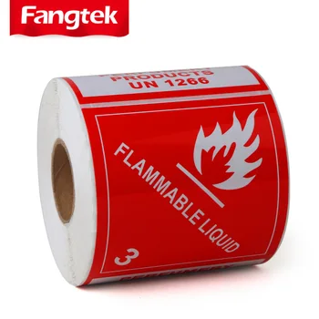 Flammable Liquid Dangerous Goods Labels Sticker For Shipping Cartons ...