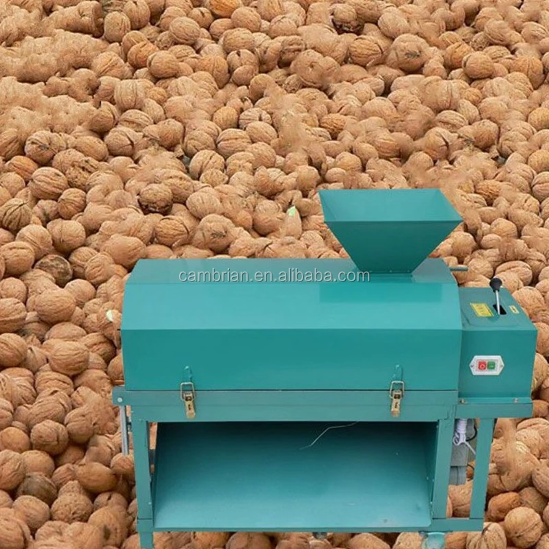 High Speed Semi-automatic Walnut Dehusking Machine Green Walnut Washing ...
