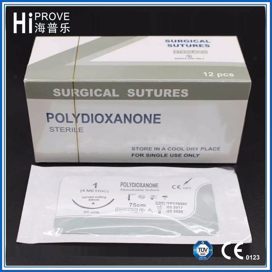 Polydioxanone(pds Or Pdo) Monofilament Absorbable Surgical Suture - Buy Disposable Medical ...