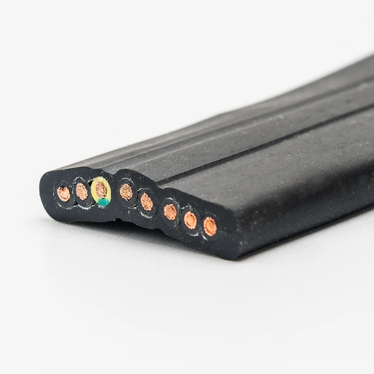 Flame Retardant And Fire-resistant Flat Festoon Cable For Hoist Cranes ...