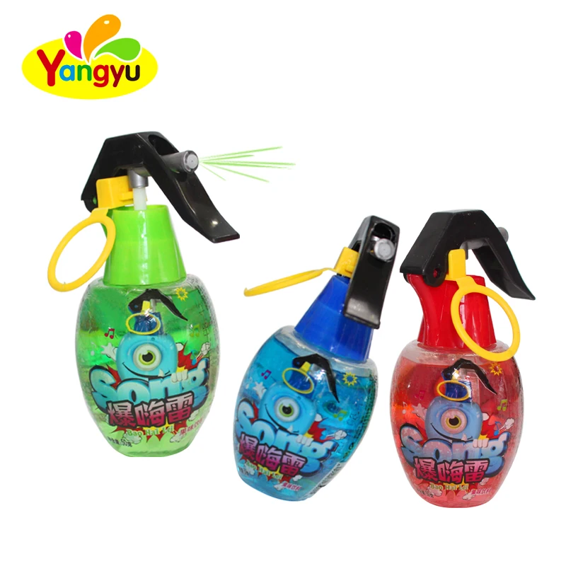 Candy Small Bomb Shape Fruity Flavors Liquid Spray Candy - Buy Liquid ...