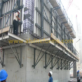 Aluminum Climbing Formwork For Core Wall - Buy Climbing Formwork ...