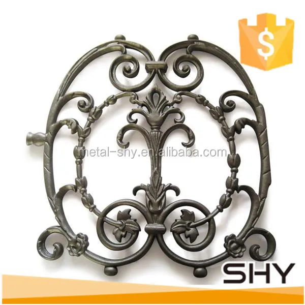Railing Iron Metal Antique Ornamental Flower Decoration Items - Buy ...
