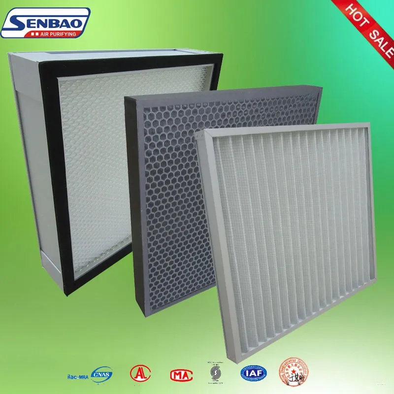 Anti-bacterial Merv 19 Compound Hepa Filter For Cleanroom - Buy Merv 19 ...