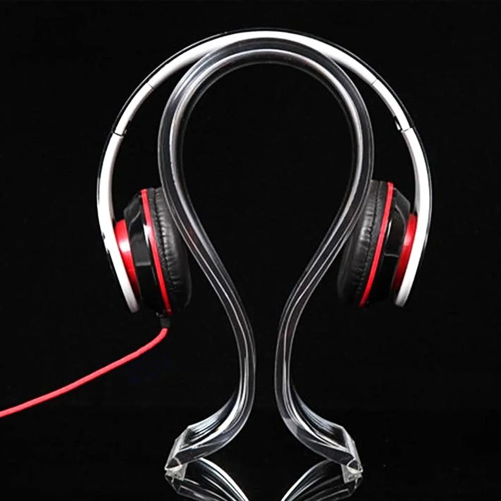 Universal Fashion Display Acrylic Headphone Headset Earphone Stand ...
