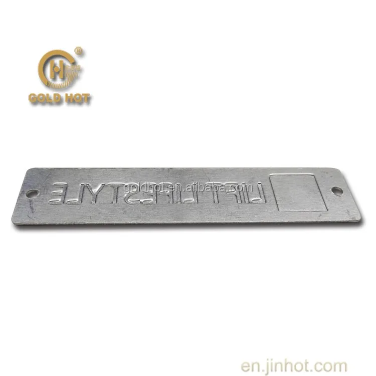 Printed Metal Plate With Serial Number Etched Art Work Is Acceptable ...