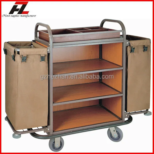 High Quality Housekeeping Linen Laundry Trolley With Pedal -single ...