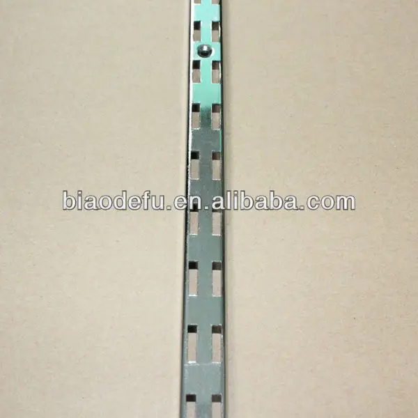 Metal Channel Slot Upright Post - Double Hole Tube AA Column