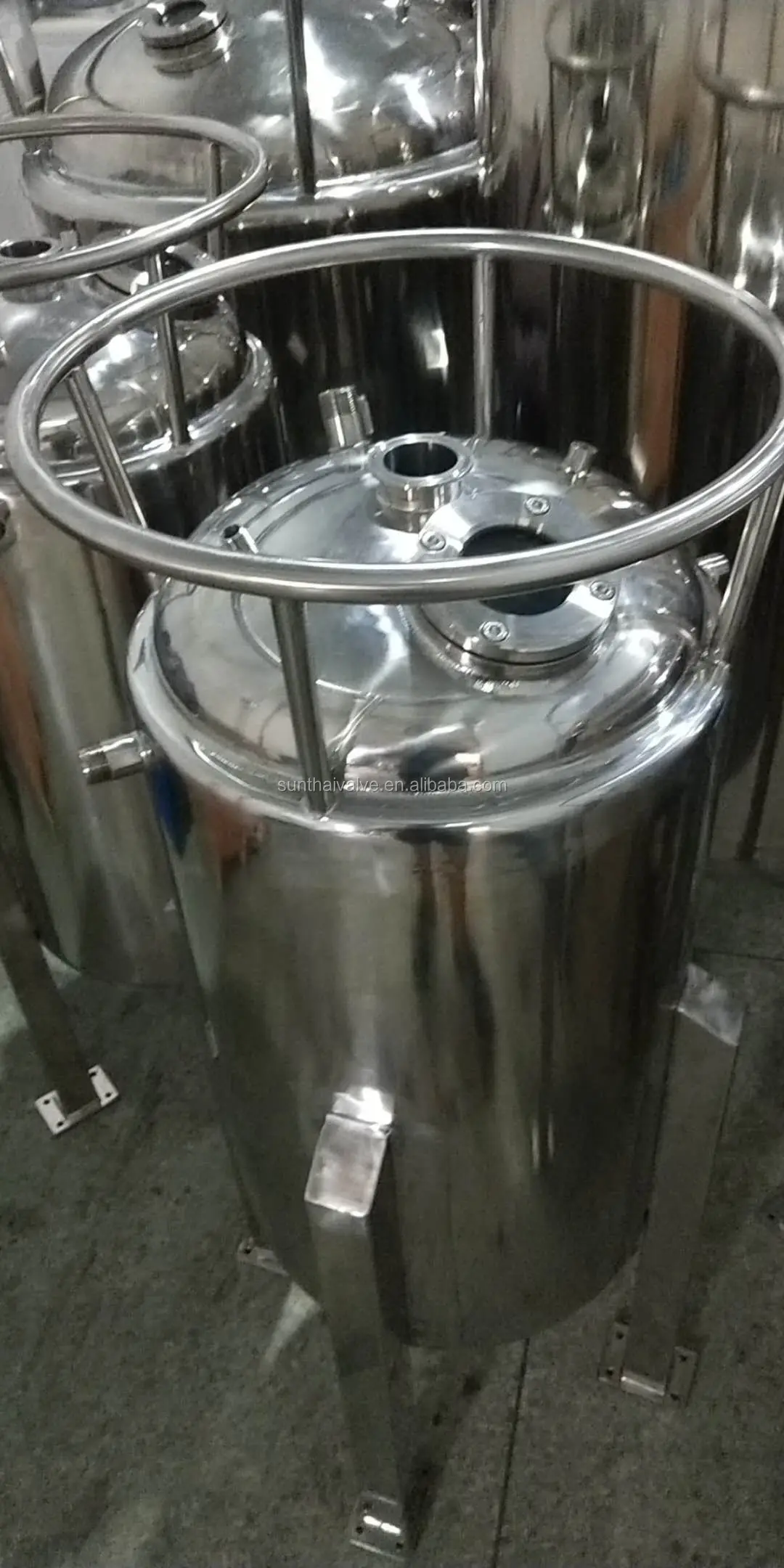 Stainless Steel Double Jacketed Extraction Vessel With Flange Sight ...