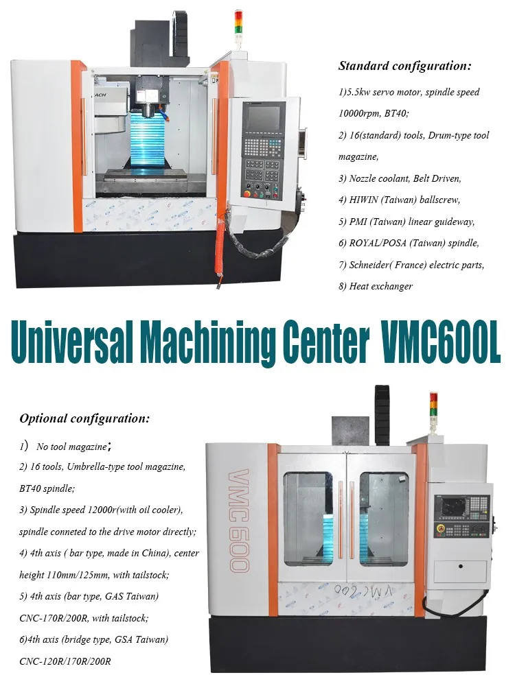 5 Axis Cnc Vertical Turn Mill Machine Vmc600l - Buy 5 Axis Cnc Mill,Cnc ...