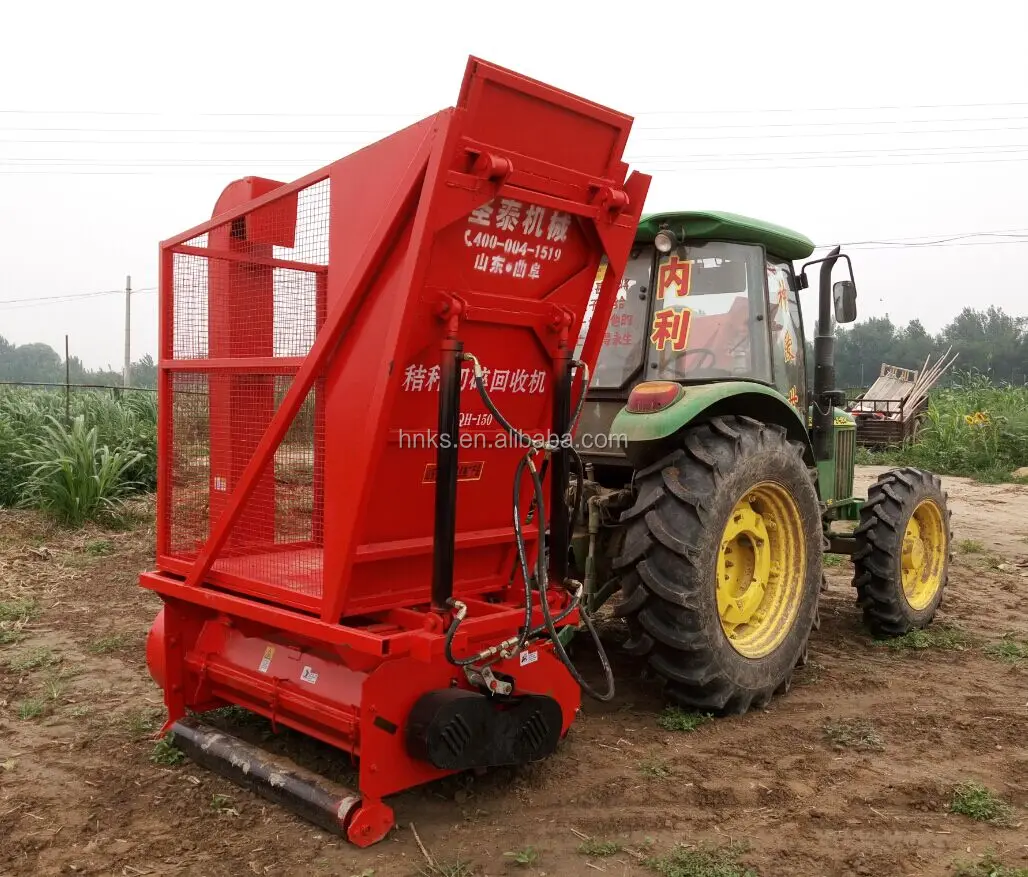 Cheap Mini Single Row Tractor Mounted Grass Corn Straw Cutter Machine ...