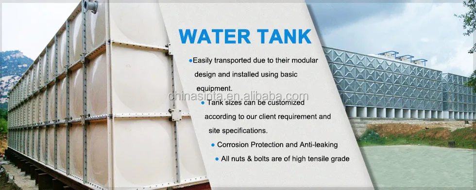 100 Cubic Meter Modular Fiberglass Water Tank - Durable & Efficient
