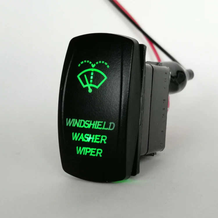 Car Boat Windshield Washer Wiper 6 Pin Dpdt (on) On Off Momentary ...