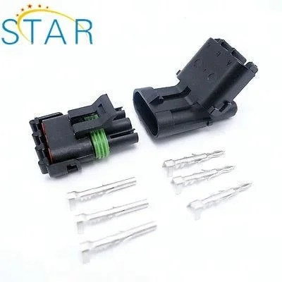 Universal Waterproof 3 Pin Male Female Wire Connector