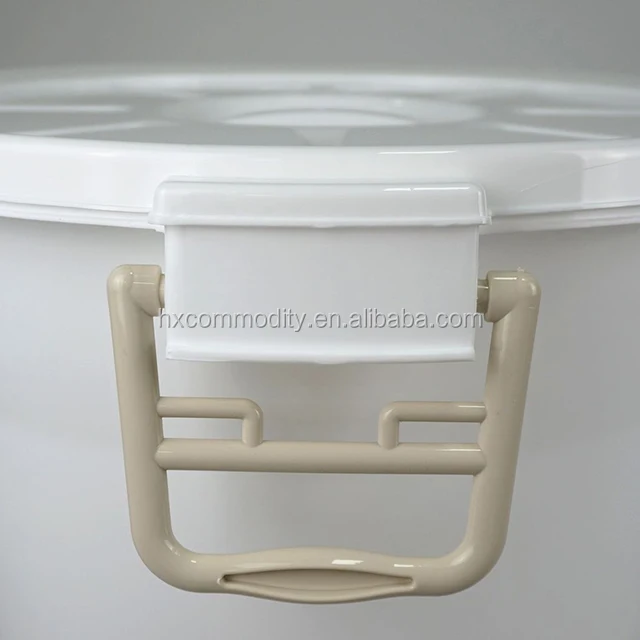 100l White Large Plastic Water Bucket With Lid - Buy Water Bucket ...