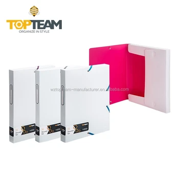 Plastic Filing Case A4 Size Pp Elastic Band Filing Document Box File ...