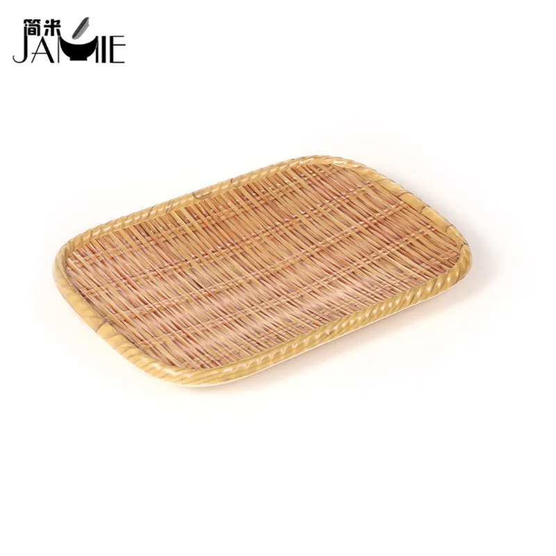 Superior Quality 100% Melamine Bamboo Design Dinnerware Food Tray ...