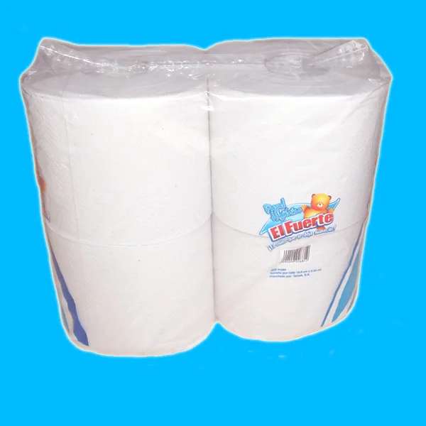 Rollo De Papel De Baño Sanitario Reciclado 1000sehets Con 1ply En ...