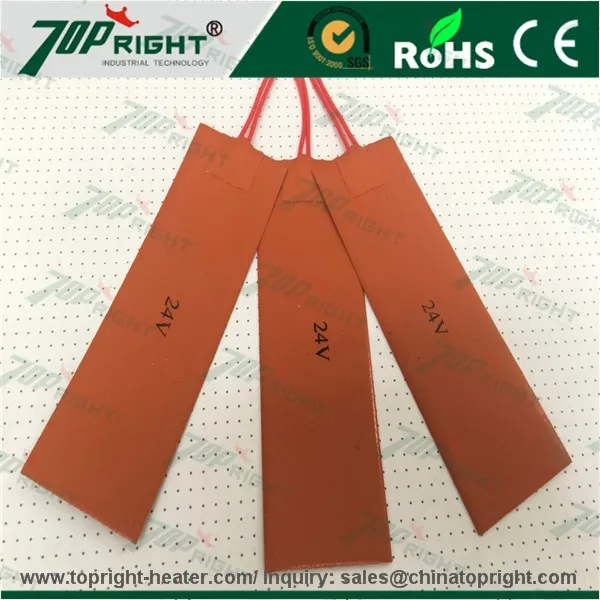 Silicone Rubber Heater Flexible Heat Strip 12v With 3m Tape - Buy ...