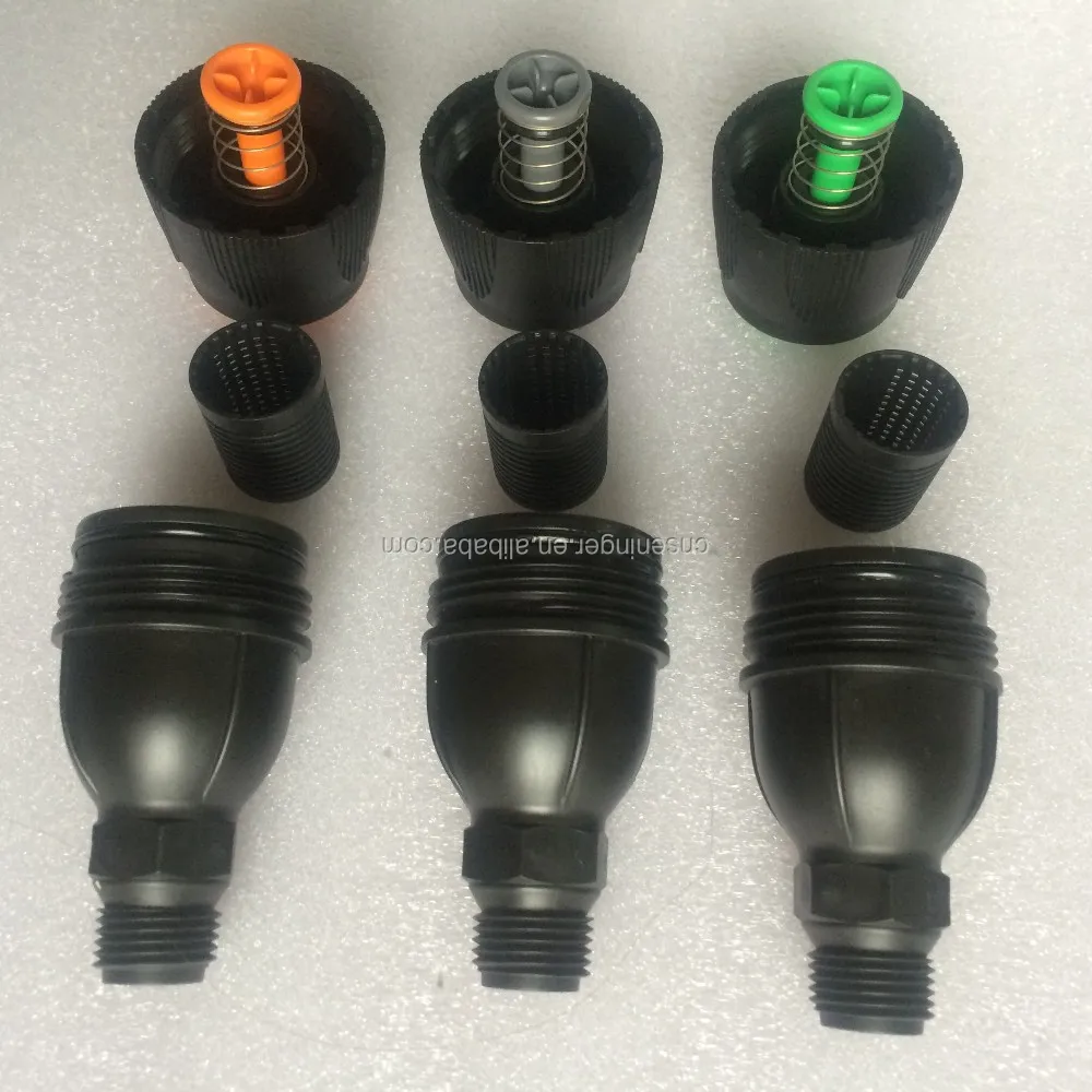 360 Degree Rotating Impact Popup Sprinkler with Double Water Jets