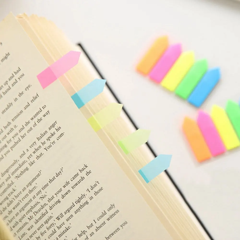 Custom Colorful Pet Arrow Shaped Bookmark Create Sticky Notes - Buy ...