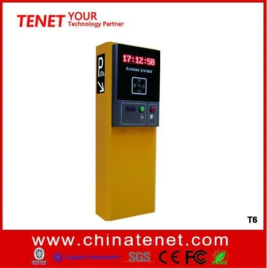 Tenet Parking Ticket Vending Machine With Card Reader For Access ...