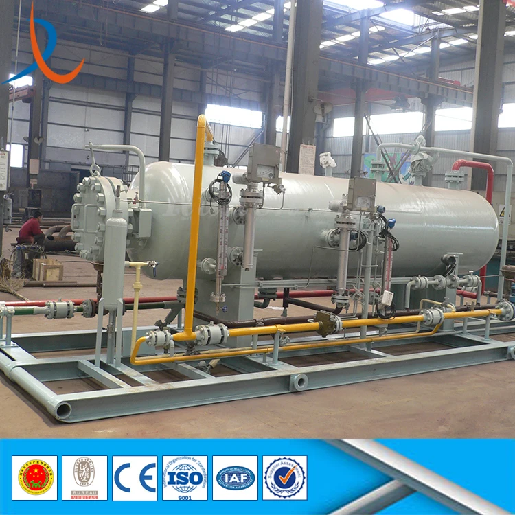 Well Test Oil Gas Water Separator / Stainless Steel Three Phase ...