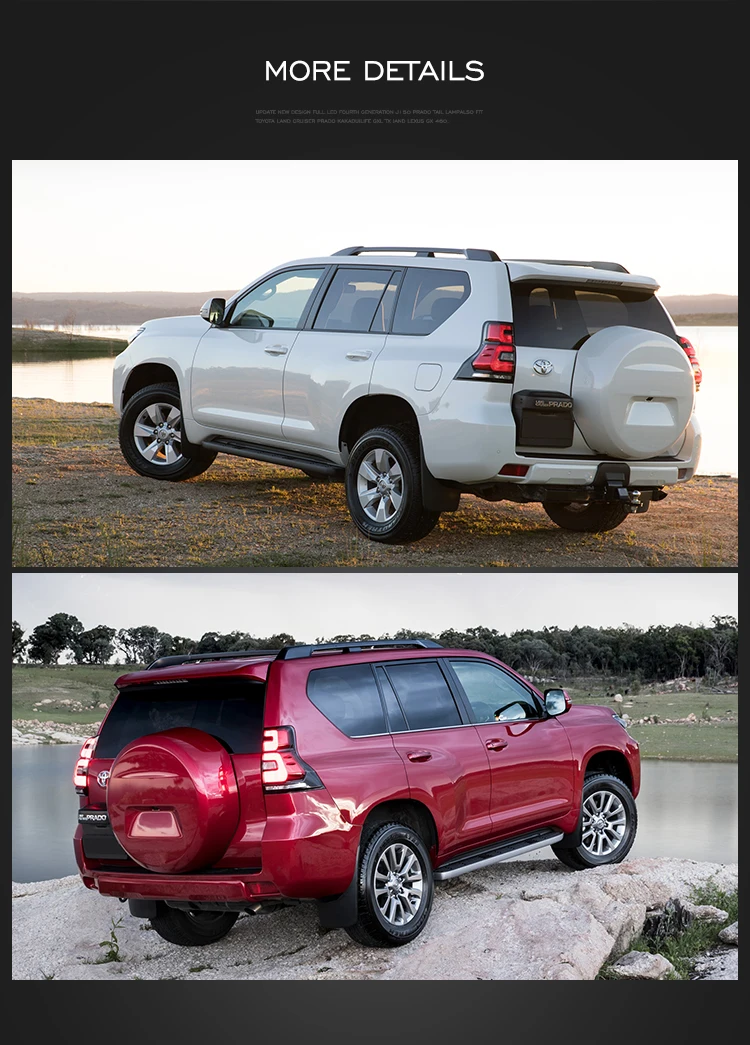 Vland Wholesales Led Dynamic Rear Light Car Accesorios Land Cruiser ...