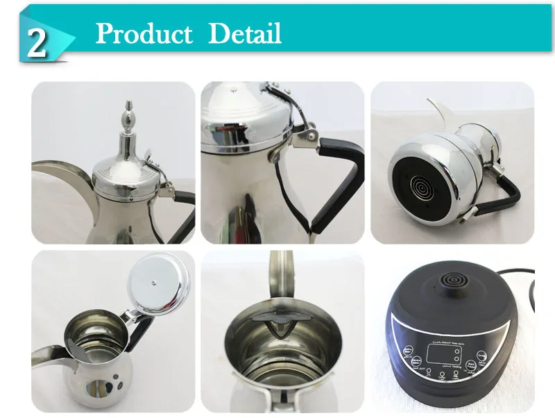 Electric Arabic Coffee Pot Dallah Dubai With Four Cooking Function(esof ...