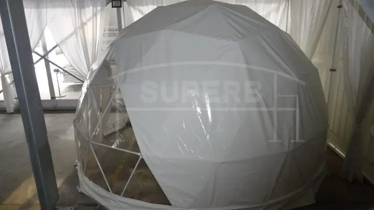 Sound Proof Geodesic Glass Dome Tents Transparent Dome Tent For Outdoor ...