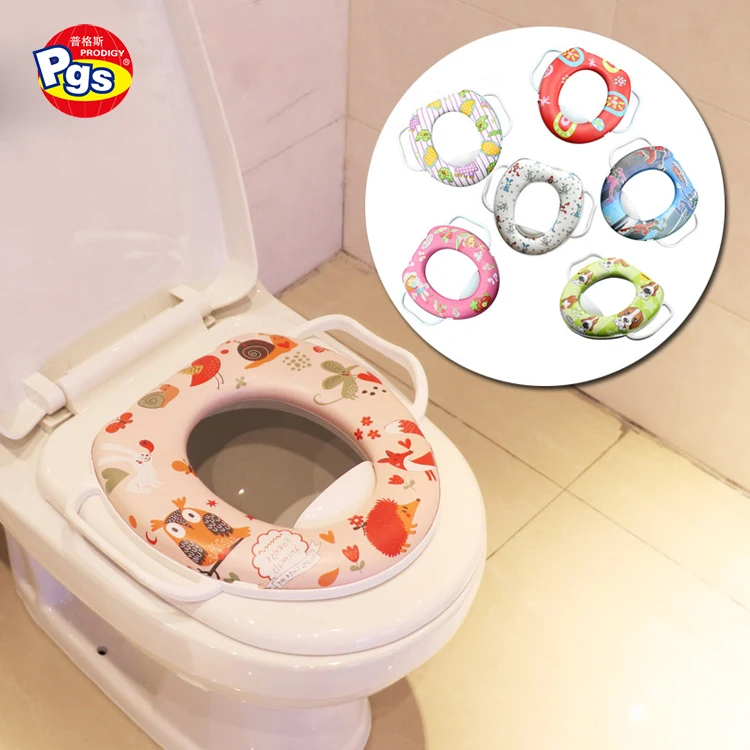 Soft Padded Baby Potty/toilet Seat Cover Toilet Training Yr Baby & Kid ...