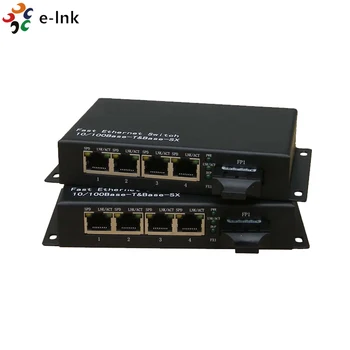 1 Sc + 4 Utp Ports 10/100/1000m Ethernet Switch Single Mode Wdm - Buy ...