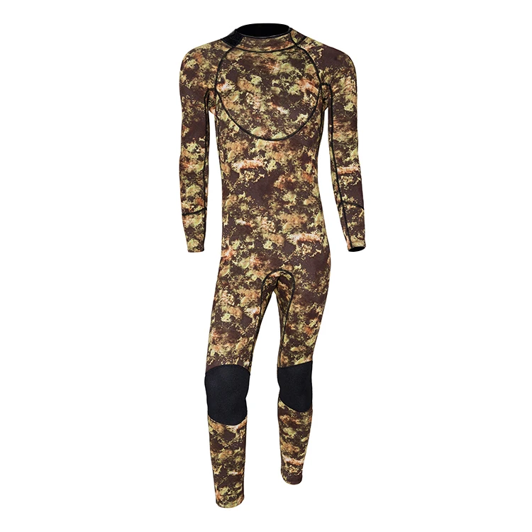Wetsuit Pattern 3mm 5mm 7mm Mens Top Camo Neoprene Smooth Skin ...