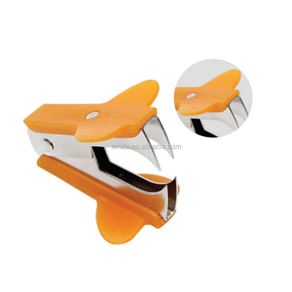 Mini Size Cheap Yellow Office Jaw Shaped Stapler Staple Pins Remover ...