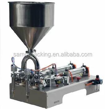 Cream Cheese Filler With 2 Nozzle (100-1000ml),Paste Filling Machine ...