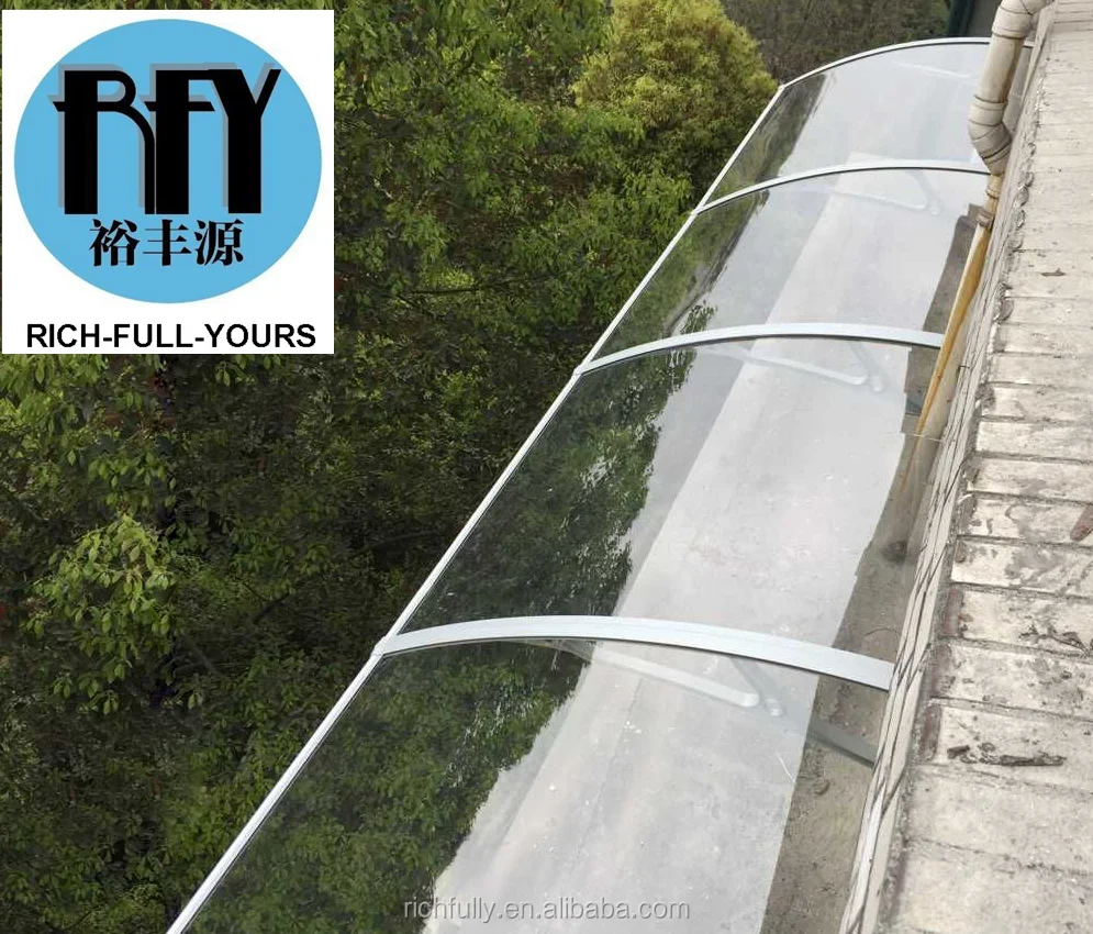 Waterproof Fiberglass Awnings For Outdoor Window Sun Rain Protection ...