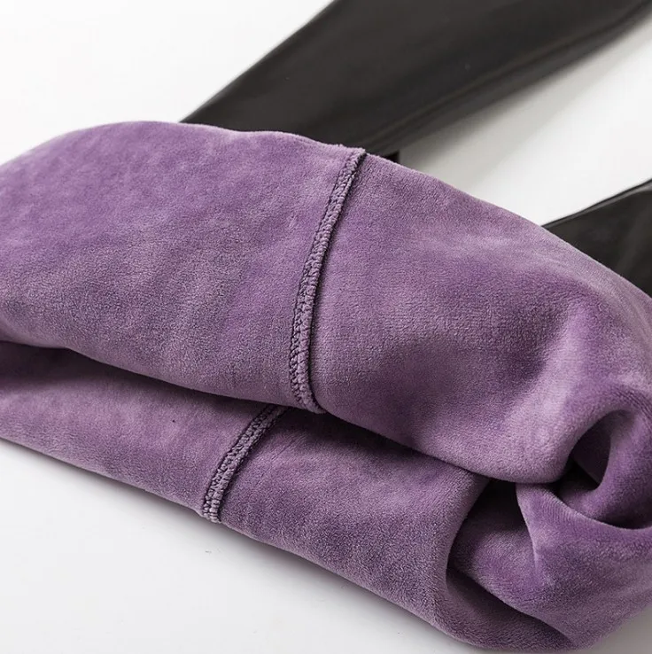 Ladies Black Faux Leather Leggings Slim Stretch Footless Pants Trousers ...