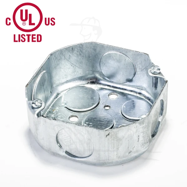 4x4" Square Conduit Electrical Box With 1/2 & 3/4 Knockouts - Buy ...