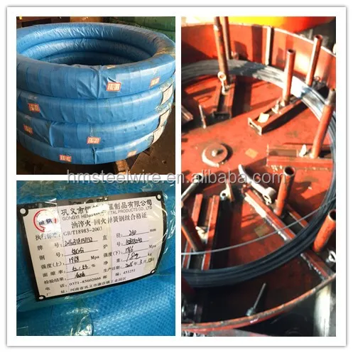 En 10270-2 Oil Hardened Spring Steel Wire - 55crsi, 60si2mn, 65mn