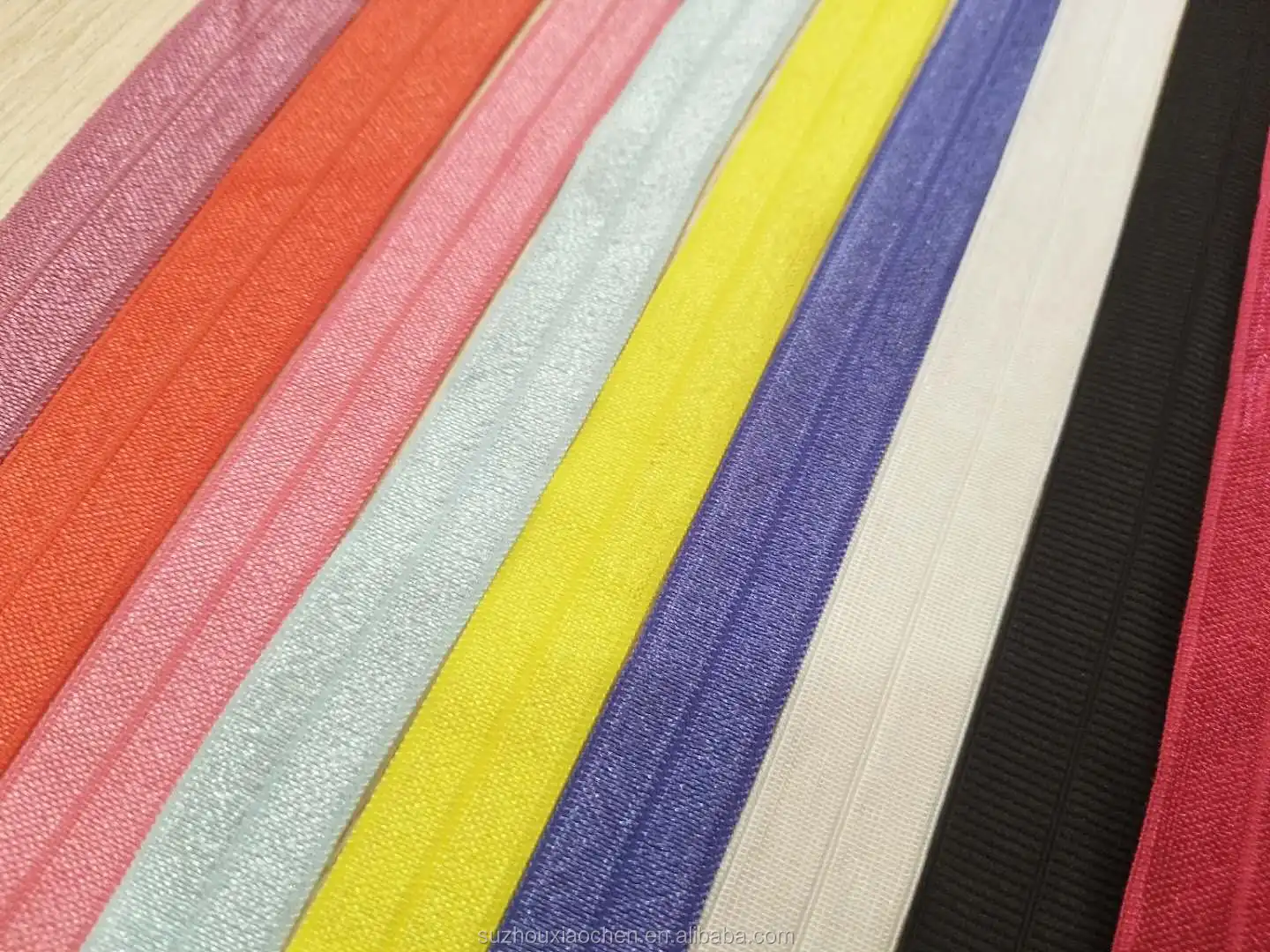 Wholesale Elastic Binding Tape - Colorful Fold over Bands